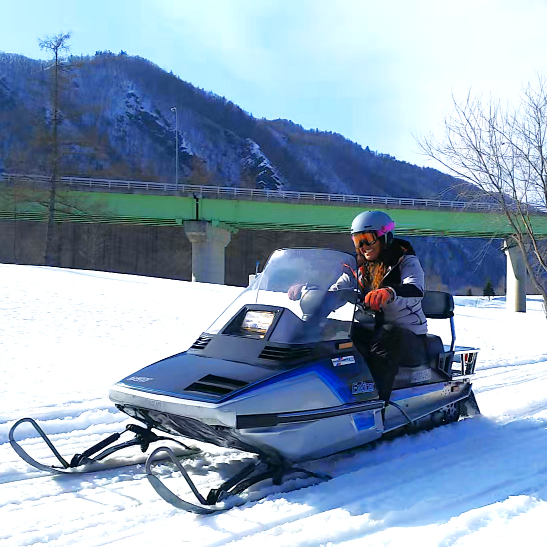 Snowmobile tour with local guides / Furano — Hokkaido Xpert Travel