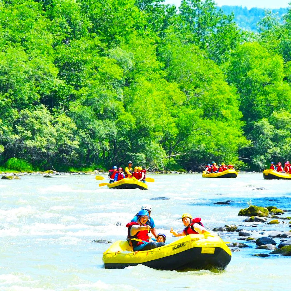 Eco Rafting on the Tokachi river / Obihiro — Hokkaido Xpert Travel