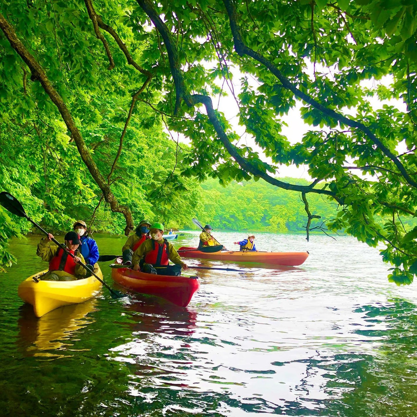Kayak tour in Lake Toya / Toya — Hokkaido Xpert Travel