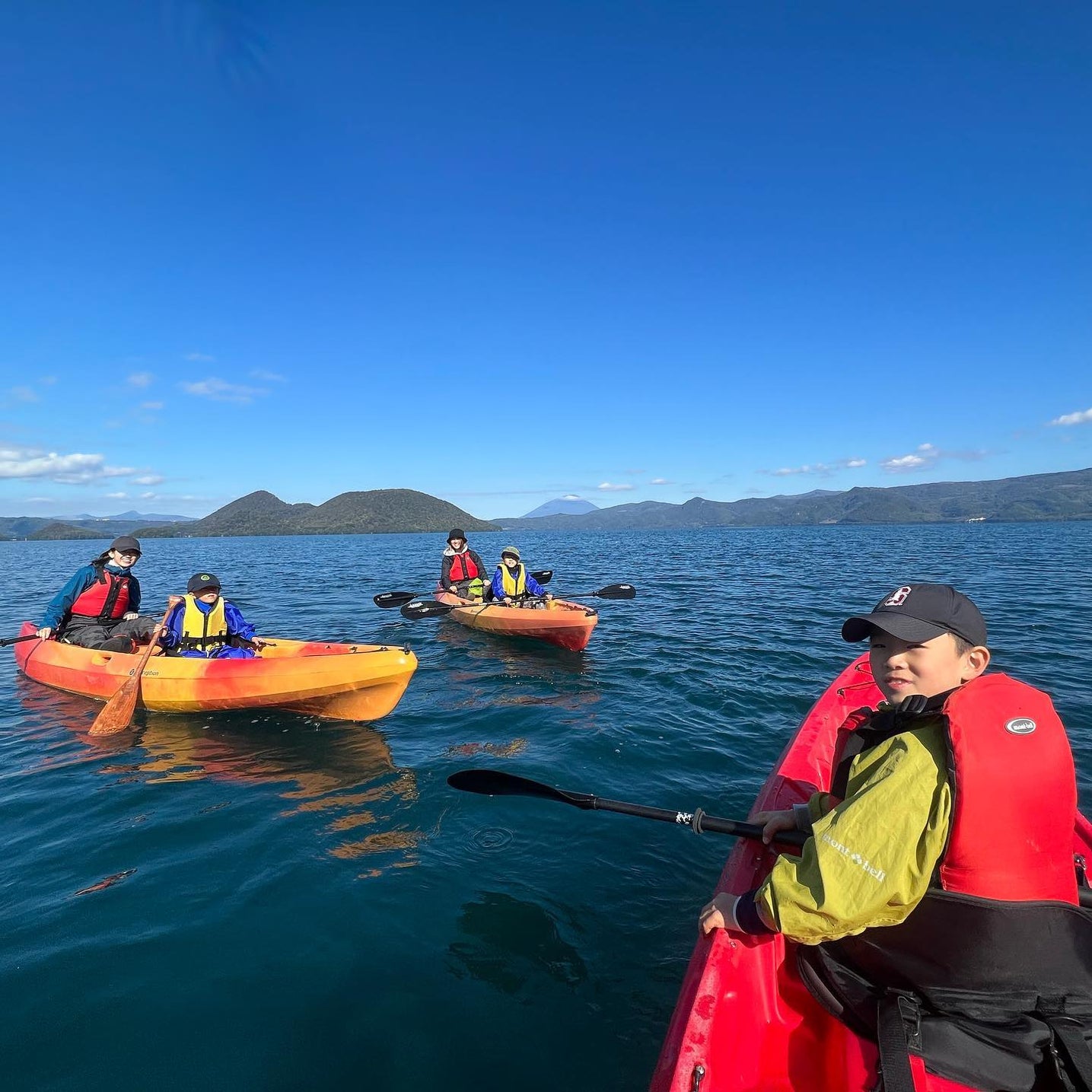 Kayak tour in Lake Toya / Toya — Hokkaido Xpert Travel